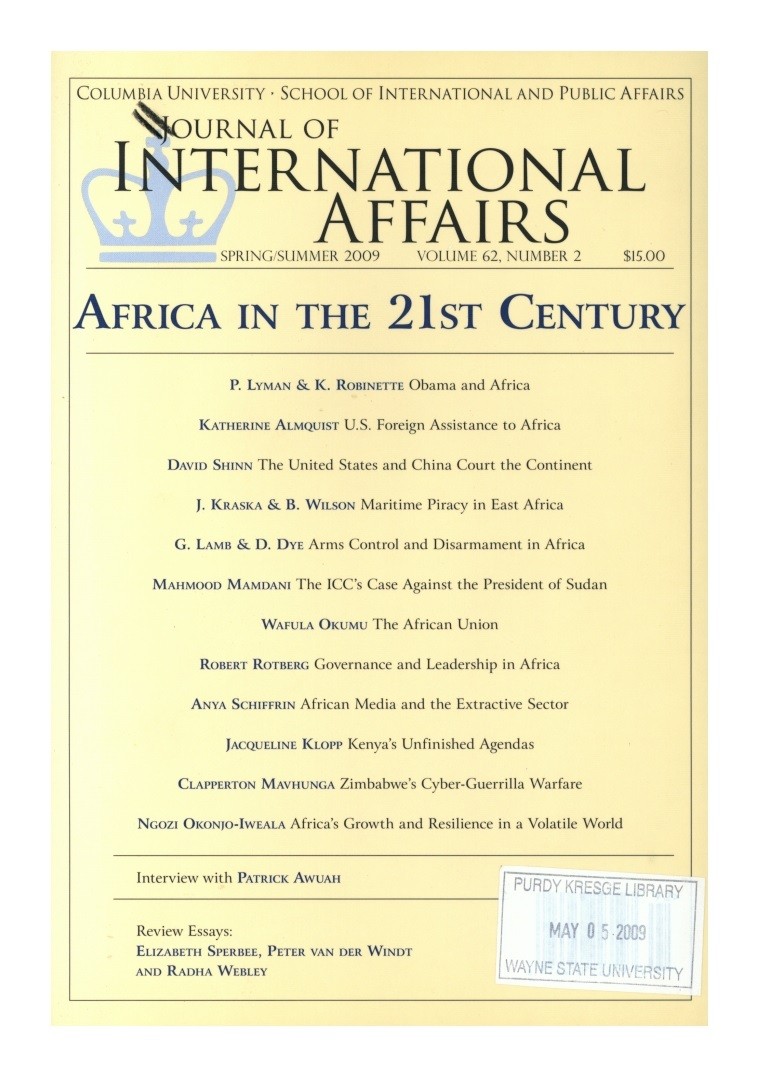 Africa in the 21st Century | Columbia | Journal of International Affairs Africa in the 21st Century | Columbia | Journal of International Affairs